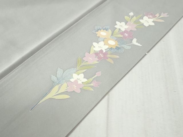 平和屋着物○訪問着 友禅 草花文 暈し染め 正絹 逸品 CABB4553yc