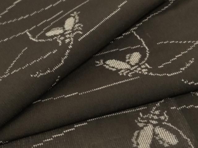 平和屋着物＊夏物 本場大島紬 夏大島 夏虫 正絹 逸品 AABF1661jd