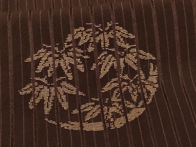 平和屋着物＊夏物 小紋 紗 笹文 銀糸 正絹 逸品 AABF1676jd - メルカリ