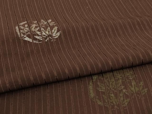 平和屋着物＊夏物 小紋 紗 笹文 銀糸 正絹 逸品 AABF1676jd - メルカリ