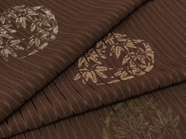 平和屋着物＊夏物 小紋 紗 笹文 銀糸 正絹 逸品 AABF1676jd - メルカリ