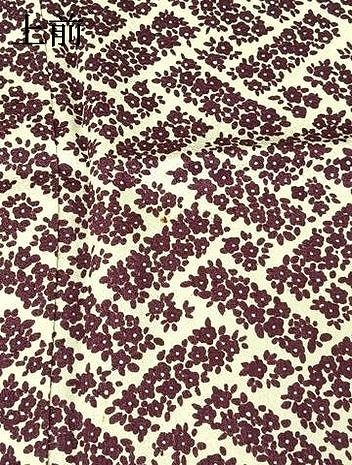 平和屋着物▽上質な小紋 単衣 草花文 正絹 逸品 AABF2729jh - メルカリ