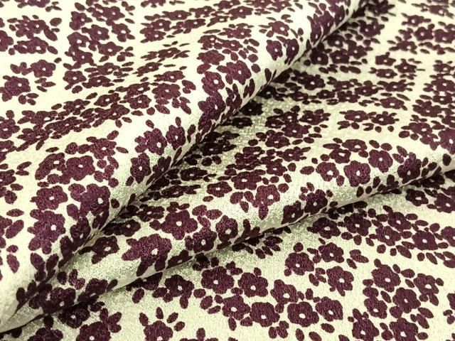 平和屋着物▽上質な小紋 単衣 草花文 正絹 逸品 AABF2729jh - メルカリ