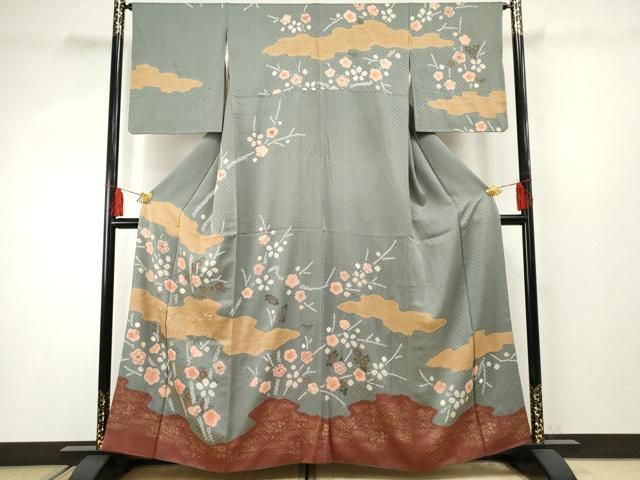 平和屋着物○訪問着 辻が花 絞り 金彩 正絹 逸品 AABF3039cs - メルカリ