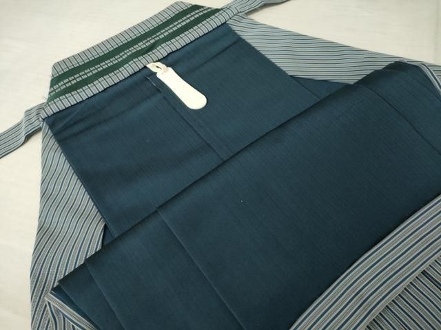 平和屋着物○男性 行灯袴 縞 正絹 逸品 AABF2908ck - メルカリ