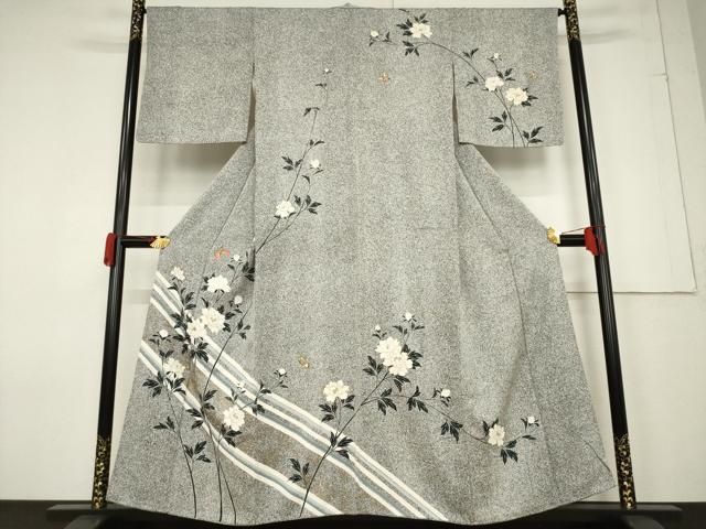 平和屋着物○訪問着 花蝶文 金彩 正絹 逸品 AABF3987ck - メルカリ