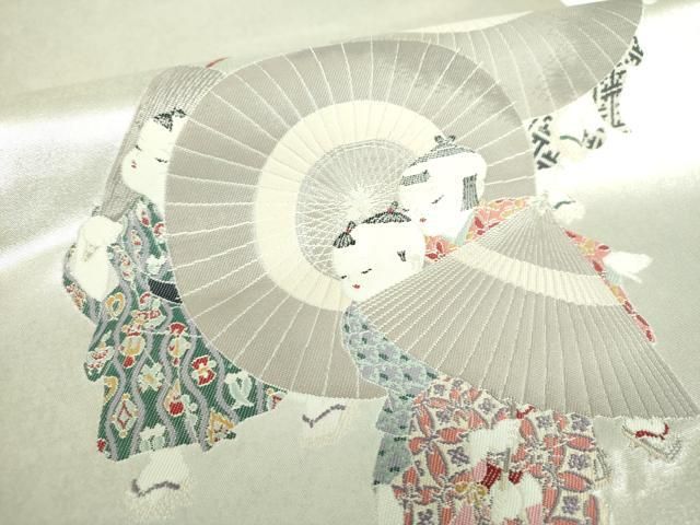 平和屋着物○加賀友禅の巨匠 初代 由水十久 西陣 長嶋成織物 ながしま