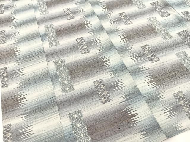 平和屋着物▽上質な紬 単衣 吉祥短冊花文 正絹 逸品 BAAW2200yc - メルカリ