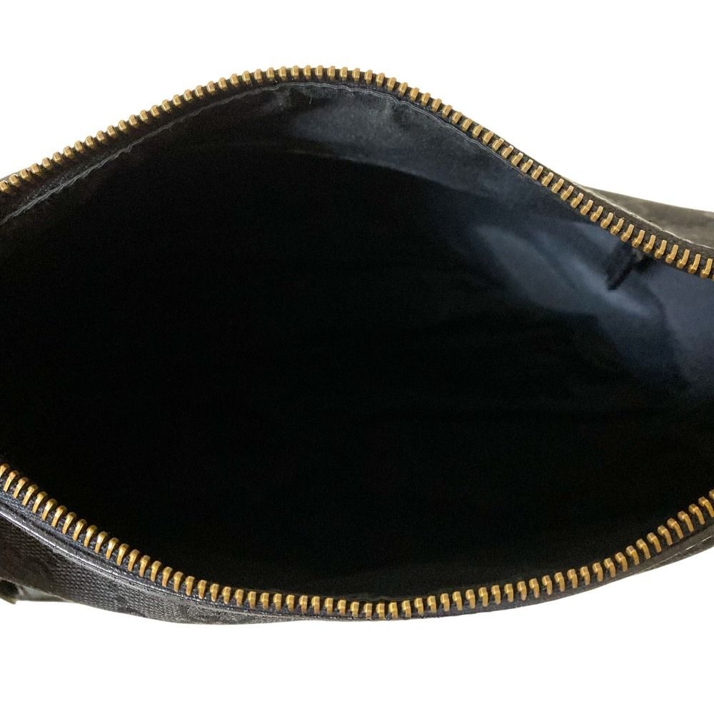 良品 GUCCI グッチ GGキャンバス ショルダーバッグ 90762 ブラック
