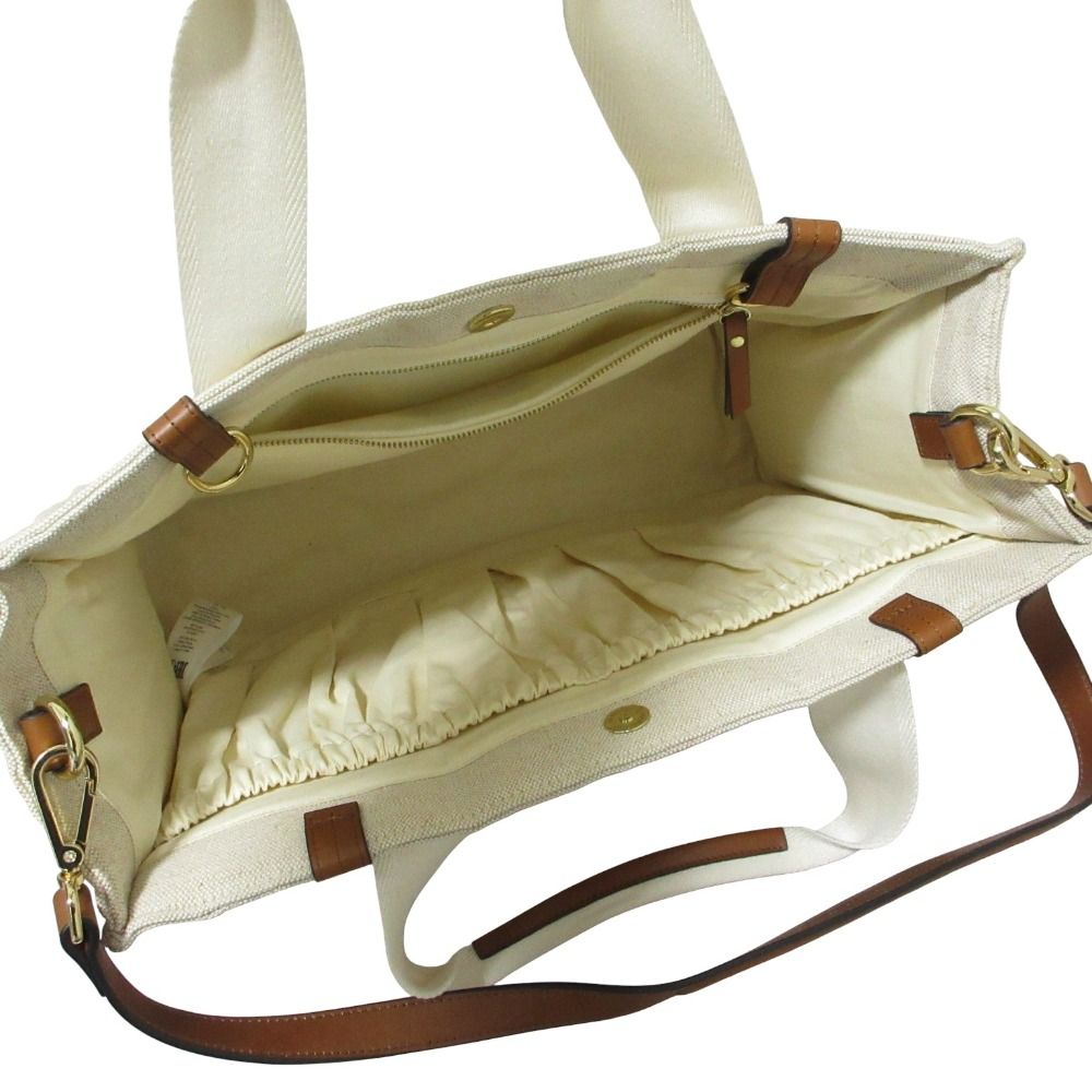 美品 Chloe クロエ マザーズバッグ キャンバス 2WAY トートバッグ