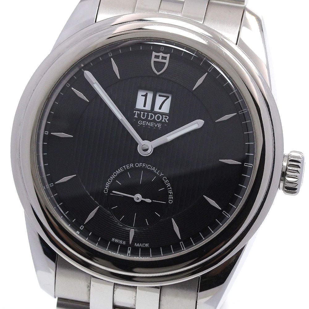 チュードル TUDOR 57100 グラマー ダブルデイト 自動巻き メンズ 保証書付き_862732【ev15】 - メルカリ