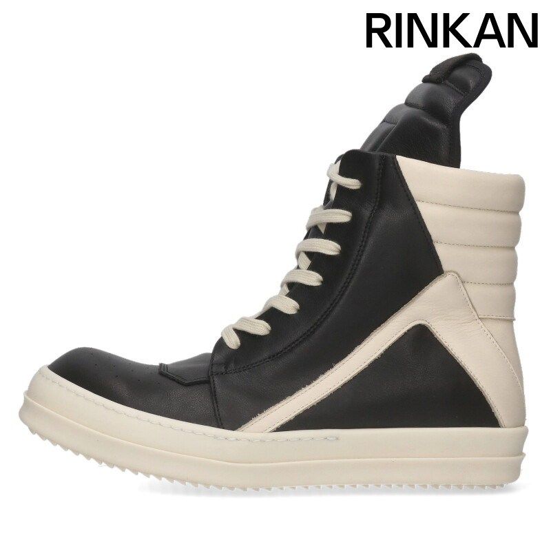 リックオウエンス GEOBASKET ジオバスケットレザーハイカット