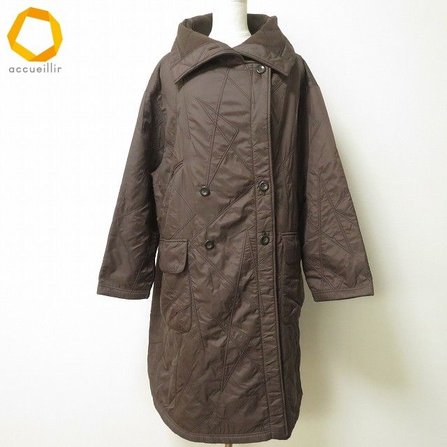 wnc ジウセンソユニコ 慈雨 Sensounico コート 40 こげ茶 裏ボア