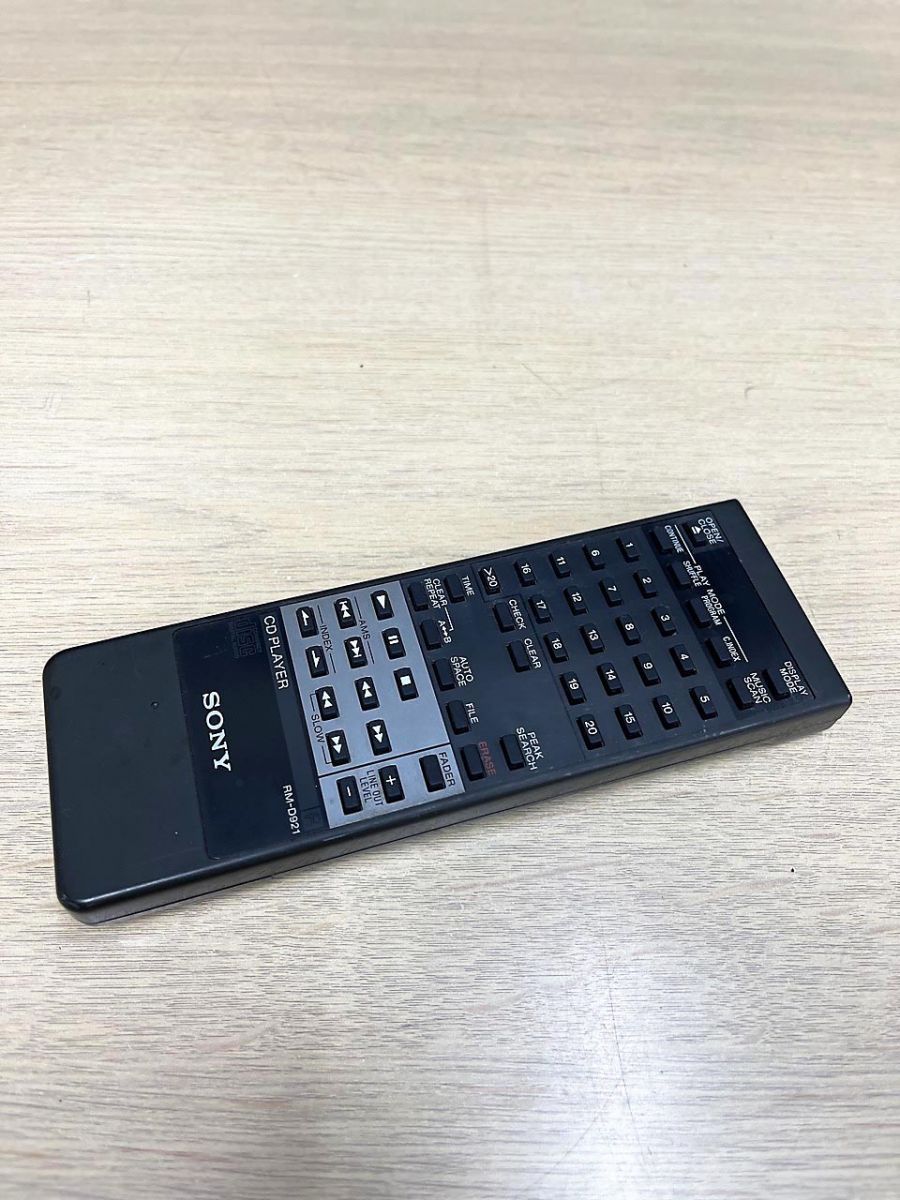 SONY ソニー CDプレーヤー用 リモコン RM-D921 - メルカリ