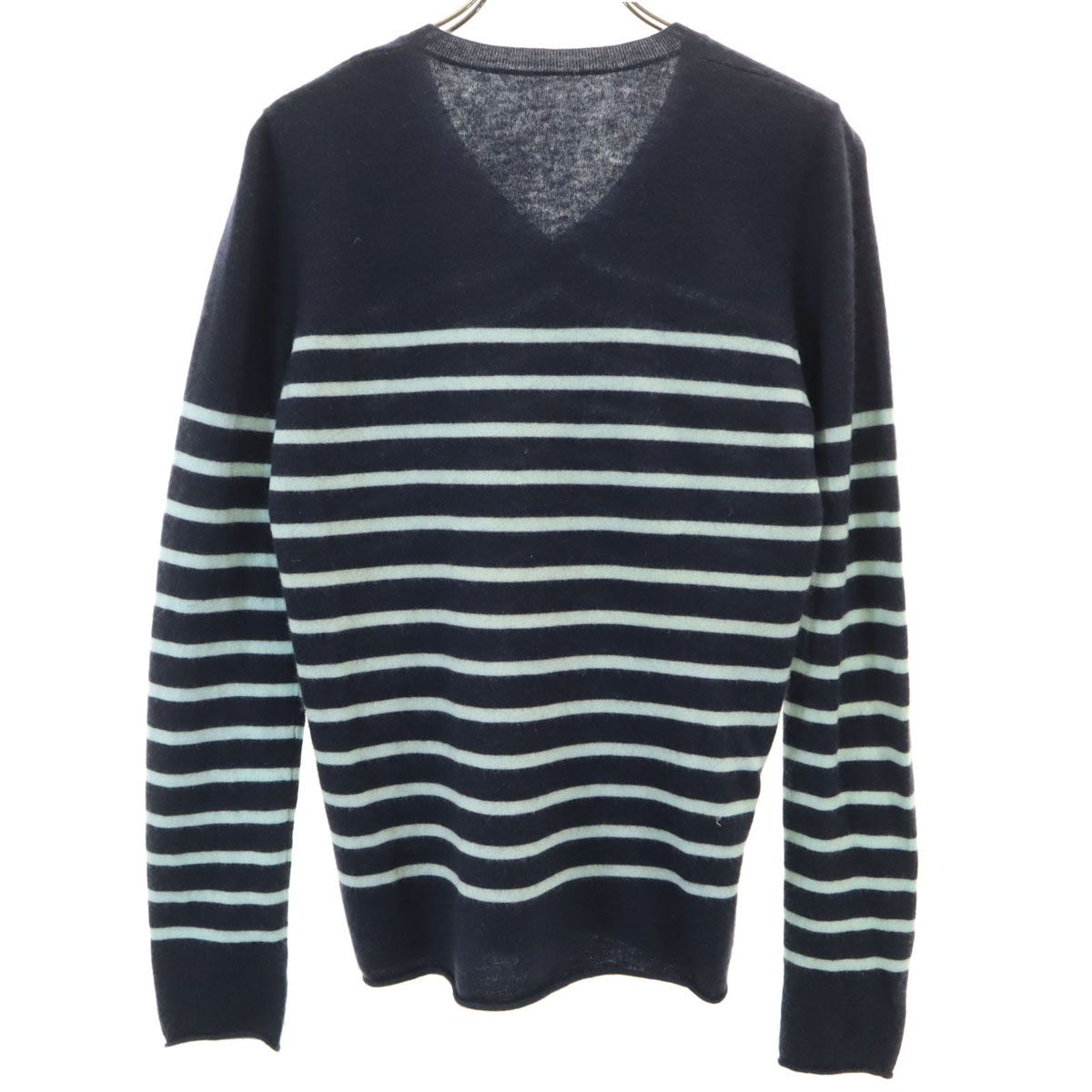 Lucien Pellat-Finet ルシアンペラフィネ カシミヤ100% 長袖 Vネック