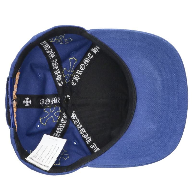 クロムハーツ CH HAT CH刺繍クロスパッチベースボールキャップ メンズ