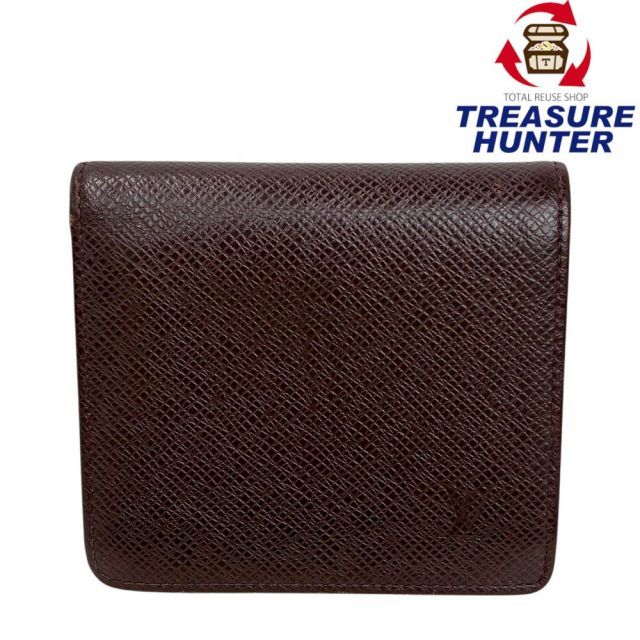 LOUIS VUITTON タイガ ポルトビエ3 カルトクレディ M30456 ワイン