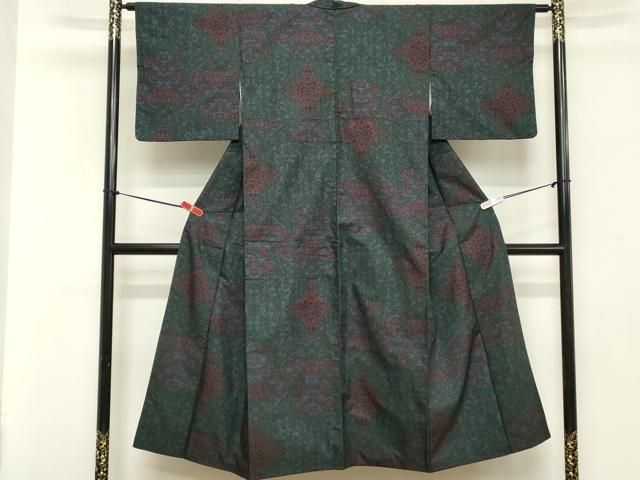 平和屋着物□本場大島紬 7マルキ 草花文 正絹 逸品 DABB2094cd - メルカリ