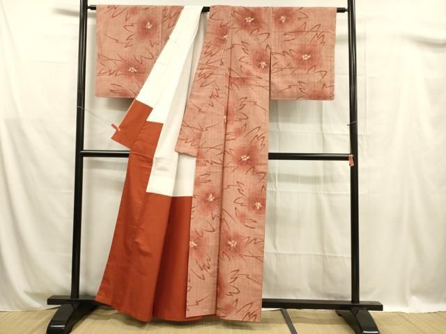 平和屋着物□上質な紬 舞華文 正絹 逸品 未使用 DABB3093cm - メルカリ