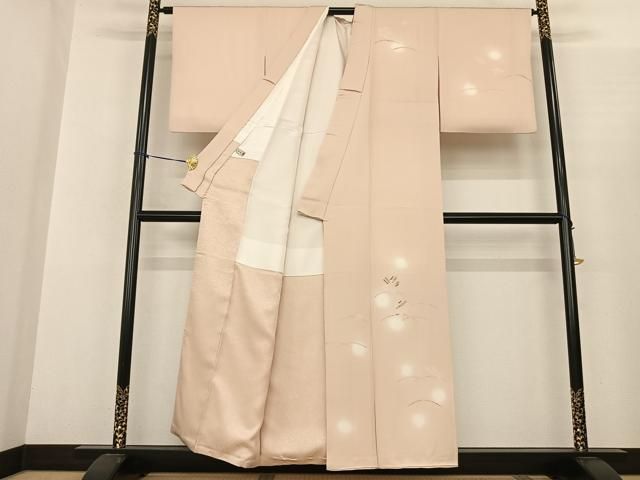 平和屋着物○訪問着 刺繍 舞花芝文 蛍暈し 金糸 金銀彩 正絹 逸品