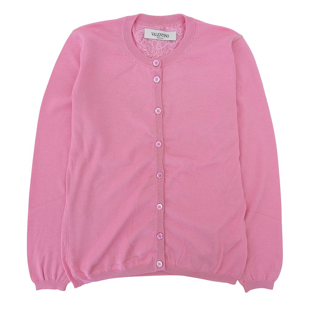 VALENTINO ヴァレンティノ 美品 カシミヤ シルク カーディガン