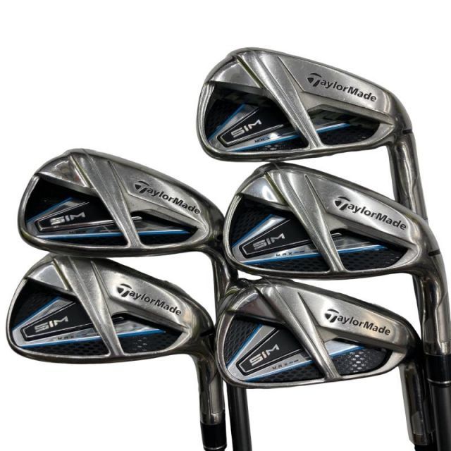 中古】 テーラーメイド SIM MAX 5S アイアンセット IR TENSEI BLUE