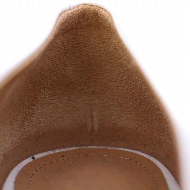 ペリーコ PELLICO パンプス スクエアトゥ ローヒール レザー Vカット