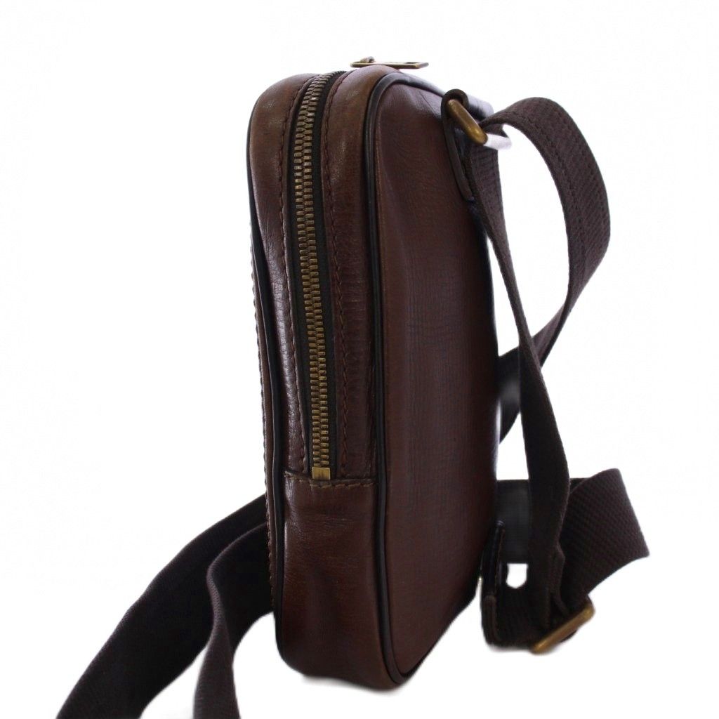 【中古】ルイヴィトン LOUIS VUITTON ユタスィウ ボディバッグ ショルダーバッグ ブラウン M92535 /KH ■OH メンズ ルイヴィトン LOUIS VUITTON ユタスィウ ボディバッグ ショルダー