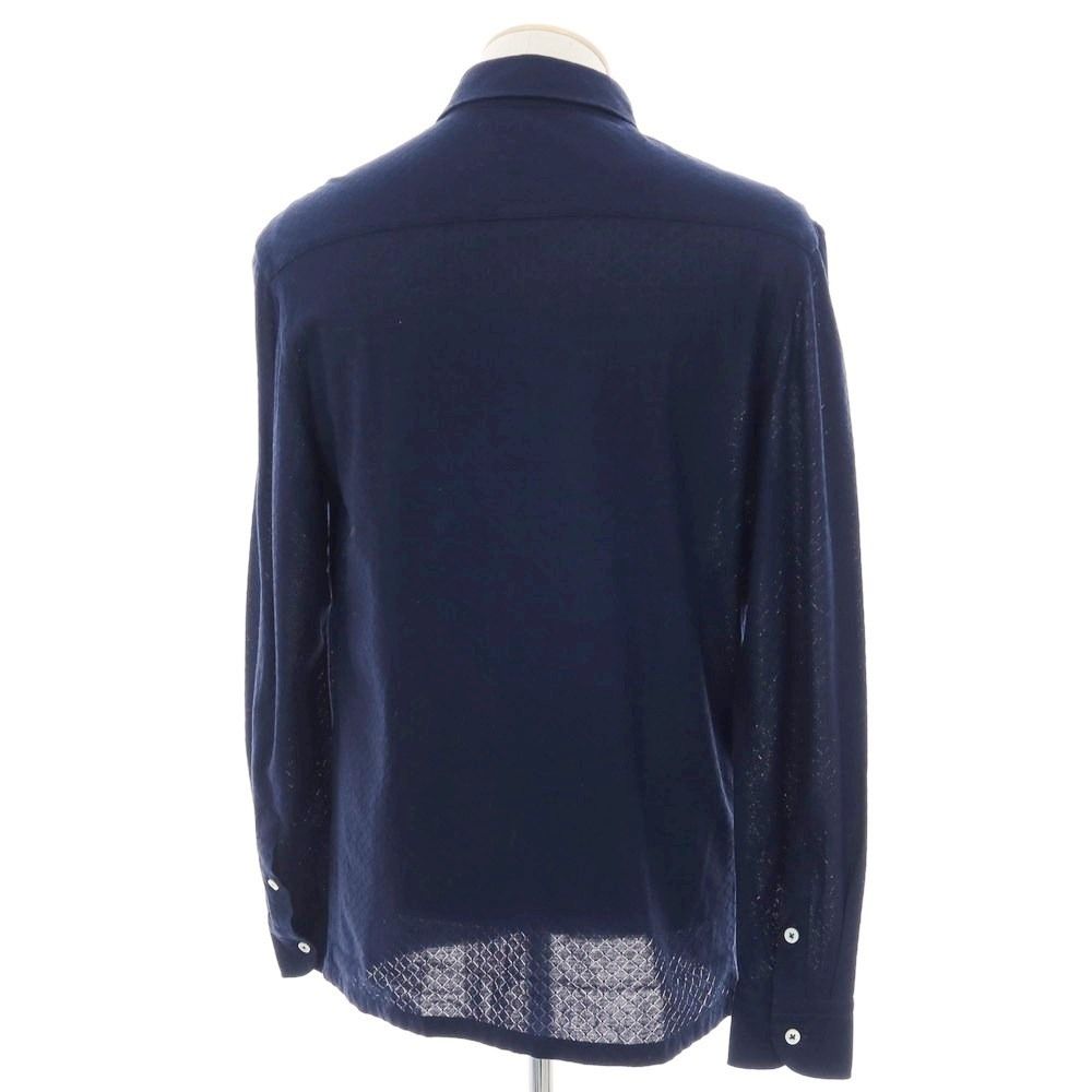 中古】バルバ BARBA CLUTO コットン ワイドカラー カジュアルシャツ