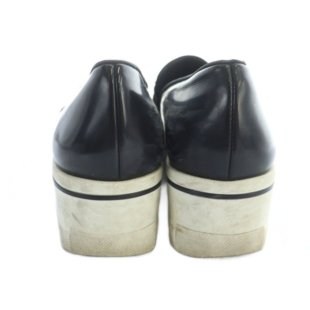 【中古】ステラマッカートニー STELLA McCARTNEY ビンクスローファー 厚底 シューズ 靴 プラットフォーム チェーン ステラマッカートニー STELLA McCARTNEY ビンクスローファー 厚底