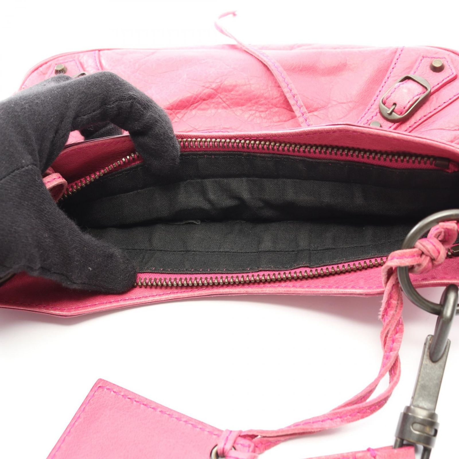 バレンシアガ BALENCIAGA ショルダーバッグ ザ ヒップ 242803 ピンク