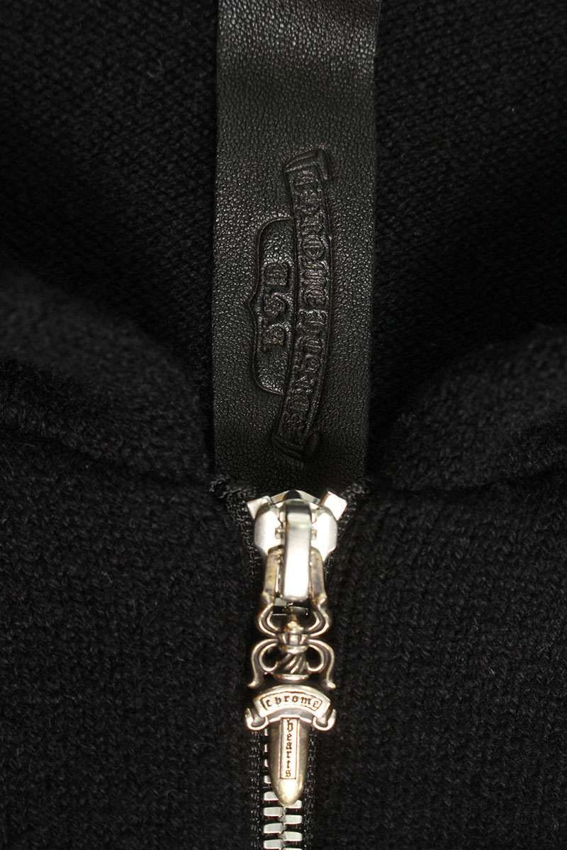 クロムハーツ SAILIN ON ZIP HD セメタリークロスパッチカシミヤニット