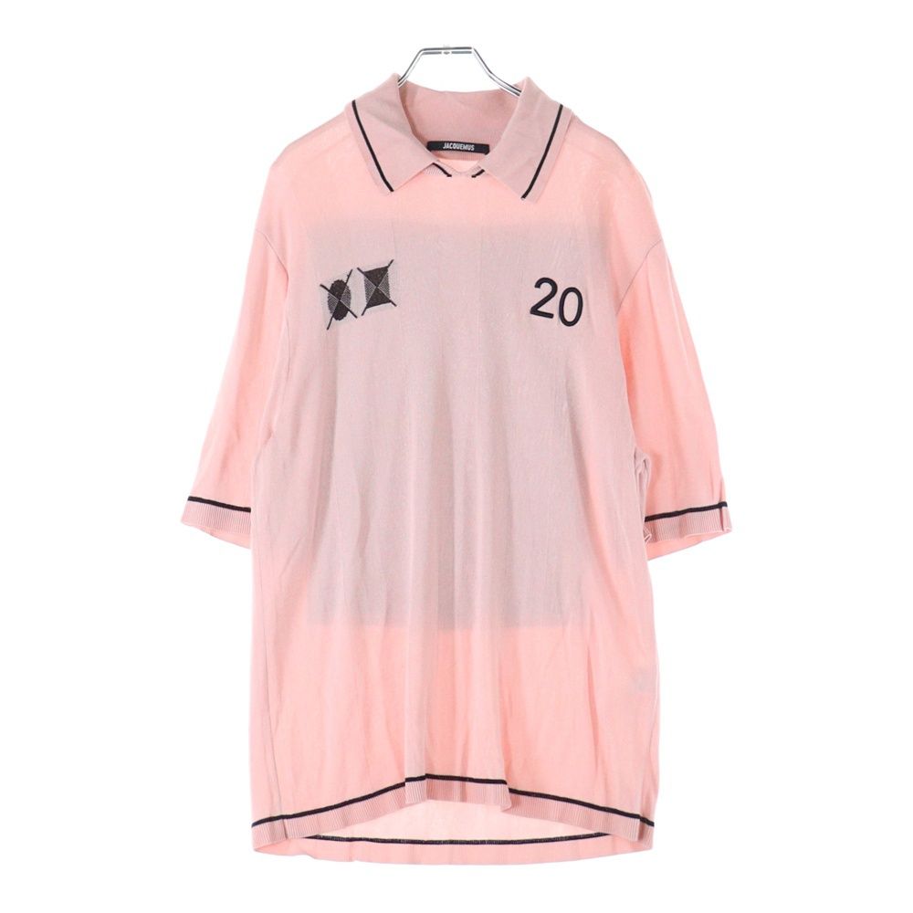 JACQUEMUS (ジャックムス) 25SS バックロゴ刺繍 ゲームニットシャツ