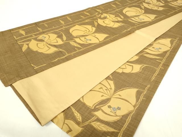 平和屋着物◎六通柄袋帯 草花文 正絹 逸品 DABA5826qp - メルカリ