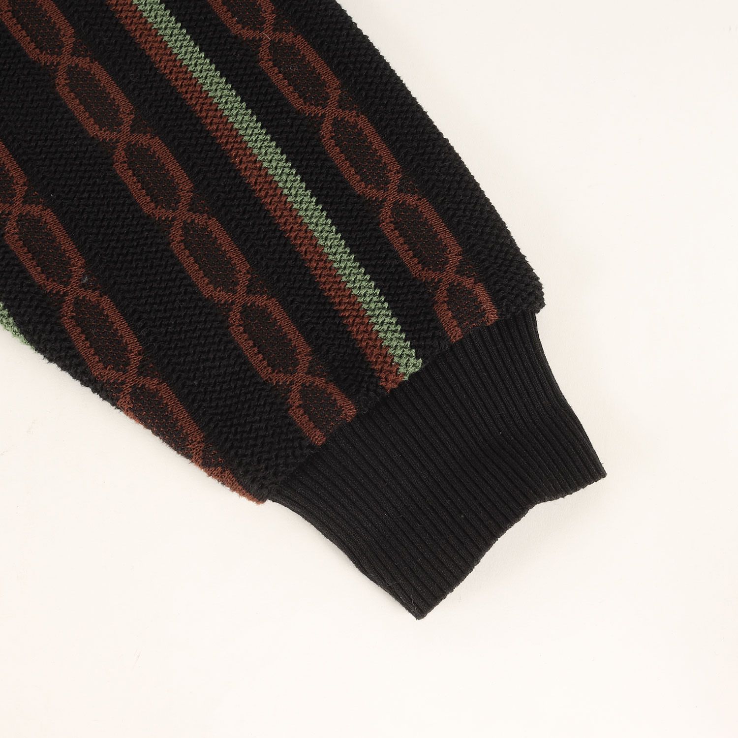 WACKO MARIA ワコマリア ニット ブラック ブラウン サイズ:M | 24SS