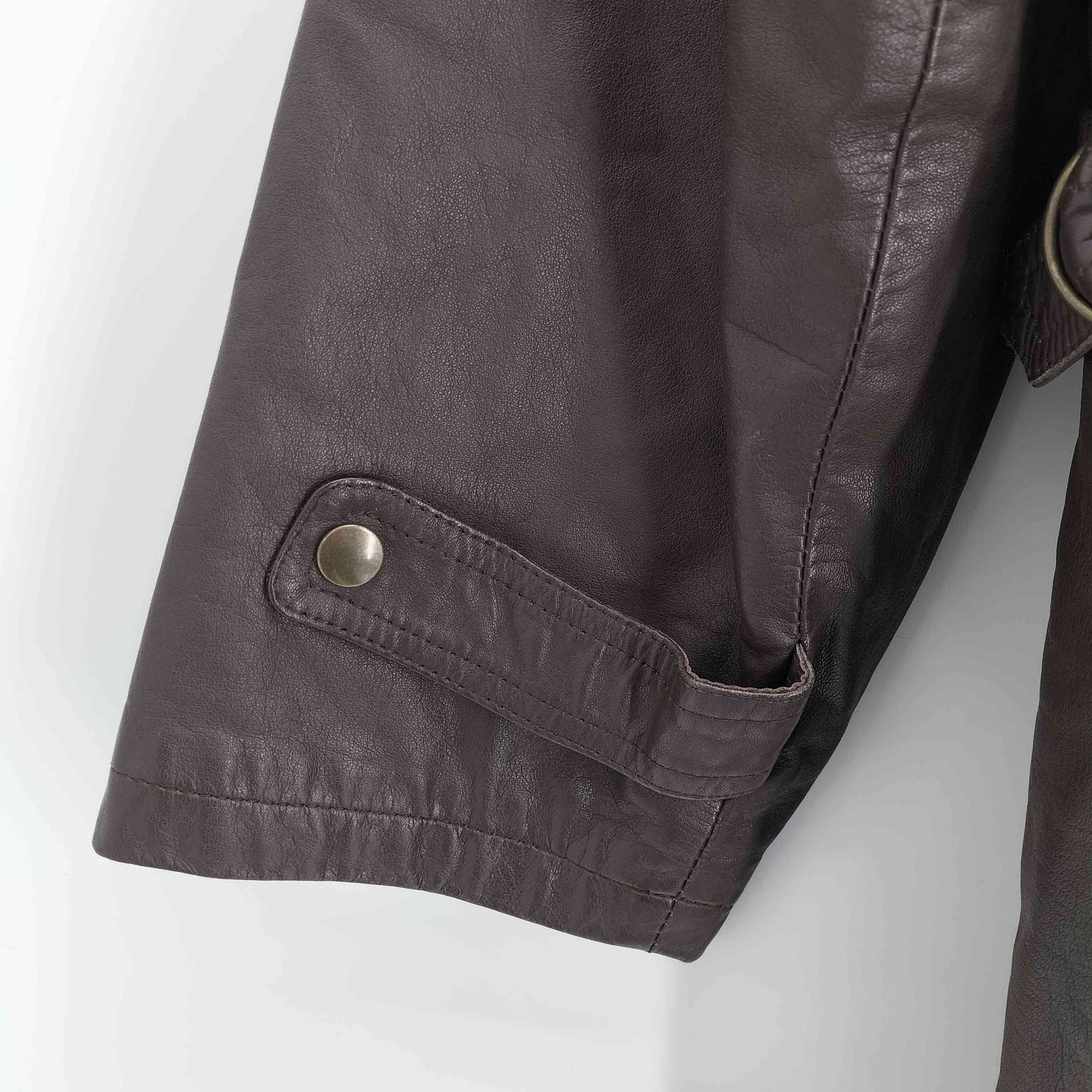 ユーズドフルギ USED古着 ボアライナー付き カウレザー 襟ボア カー