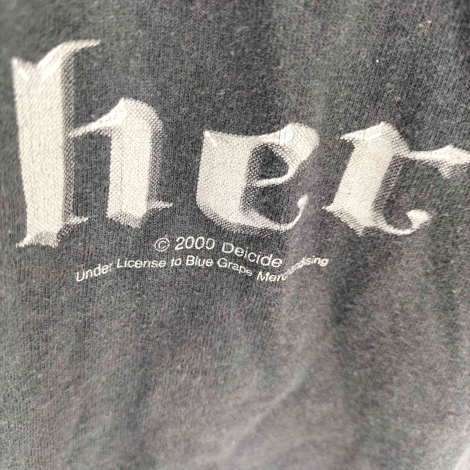 USED古着(ユーズドフルギ) 2000コピーライト blue grape merchandising バンドTシャツ L/S メンズ import：XL 【中古】【ブランド古着バズストア】 ユーズドフルギ USED古着 2000コピーライト blue grape merchandising