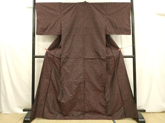 平和屋着物□本場染大島紬 抽象花文 正絹 逸品 DABB3019cm - メルカリ