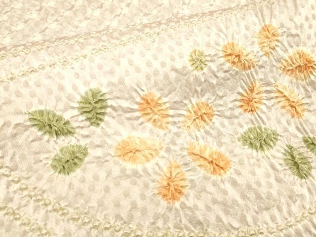 平和屋着物□上質な小紋 総絞り 抽象花文 正絹 逸品 DABB3024cm - メルカリ