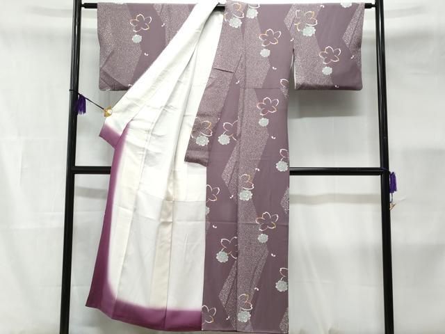 平和屋着物□上質な小紋 舞桜文 正絹 逸品 CABB4000fb - メルカリ