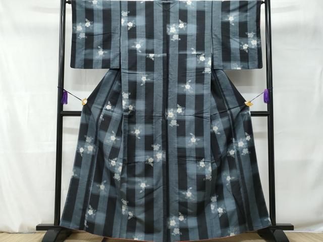 平和屋着物□上質な紬 草花文 正絹 逸品 CABB7649fb - メルカリ