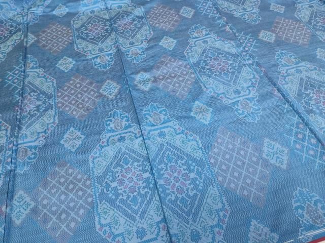 平和屋着物□本場大島紬 花菱文 正絹 逸品 DABA9530sf - メルカリ