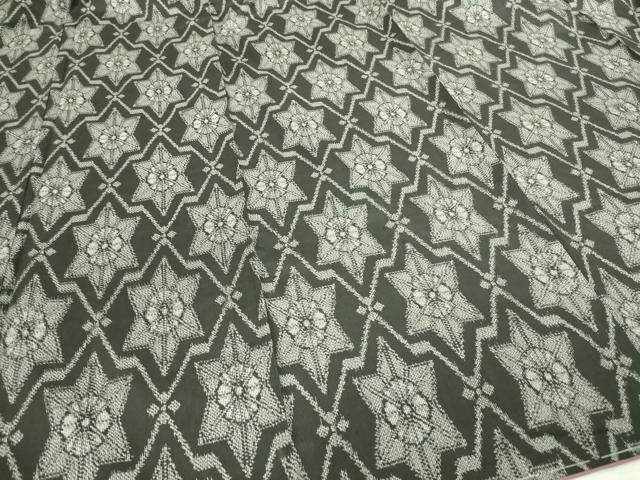 平和屋着物□本場村山大島紬 麻の葉文 正絹 逸品 DABA9589sf - メルカリ