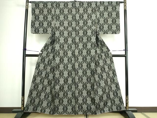 平和屋着物□本場村山大島紬 麻の葉文 正絹 逸品 DABA9589sf - メルカリ