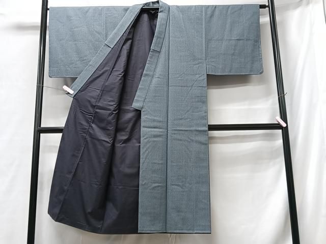 平和屋着物□男性 紬 アンサンブル 亀甲絣 正絹 逸品 CABB3092xe