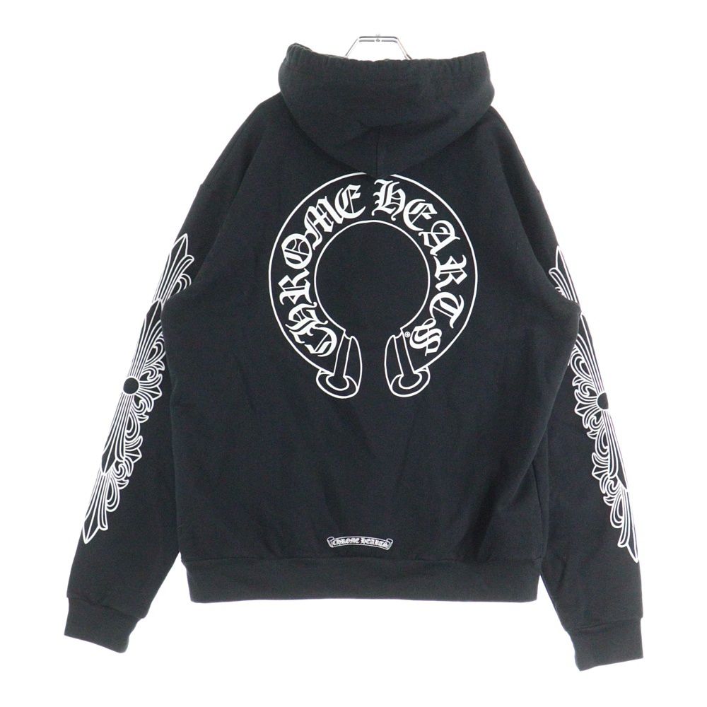CHROME HEARTS (クロムハーツ) SWTSHRT PLVR バックホースシュー袖