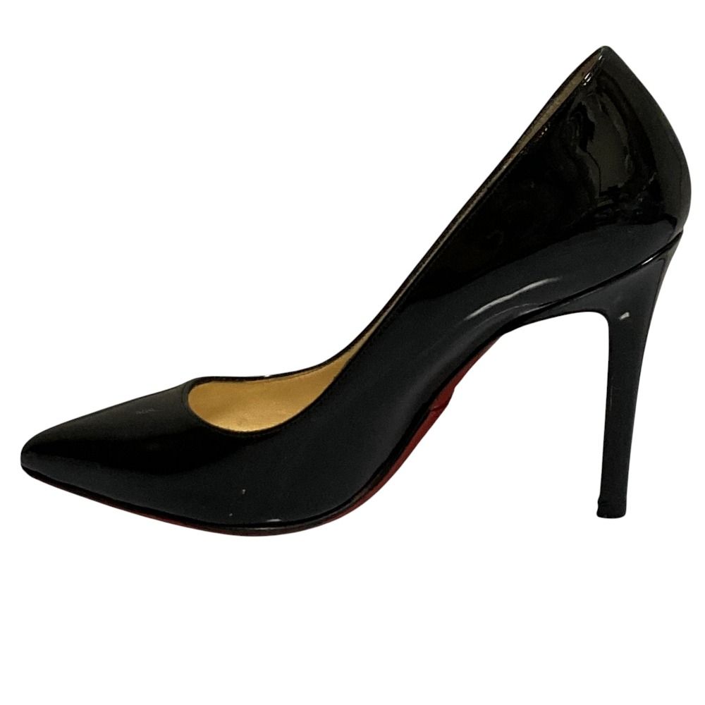 美品 Christian Louboutin クリスチャンルブタン パテント ポイン