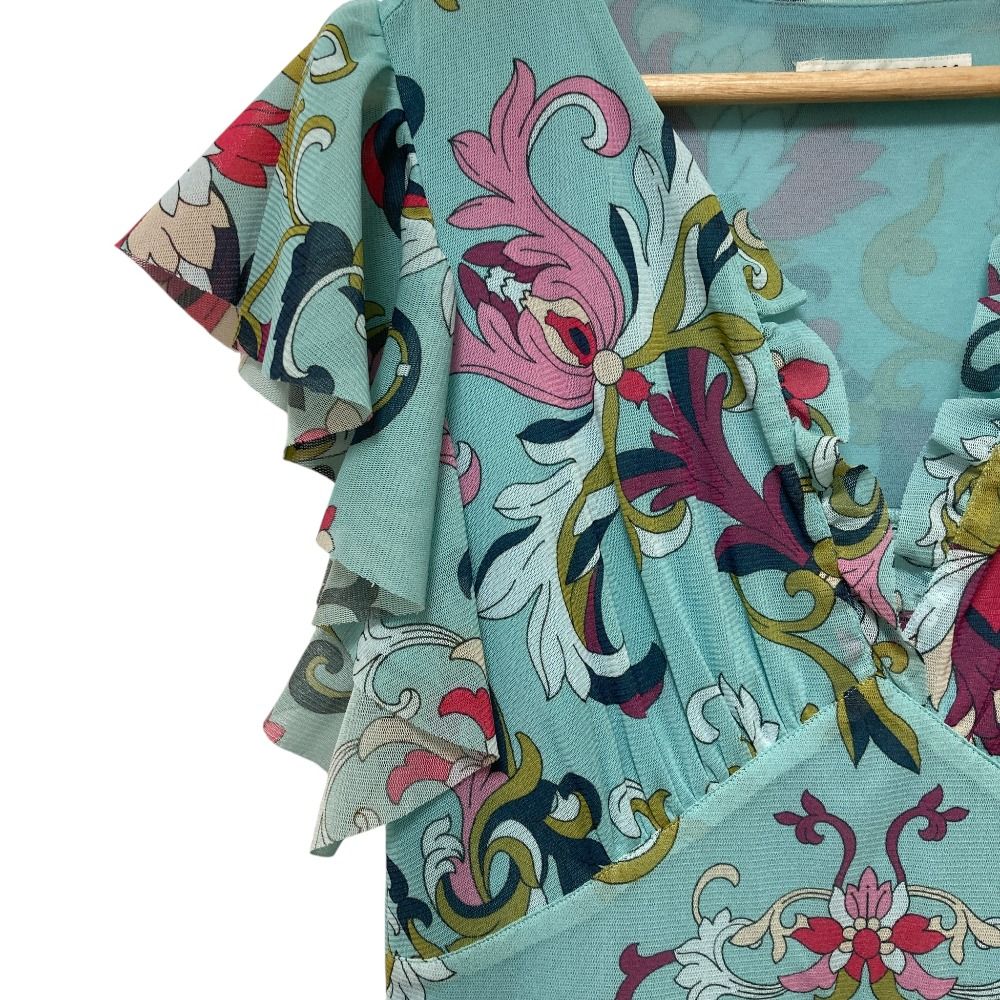 良品 VIVIENNE TAM ヴィヴィアンタム フラワープリント パワーネット