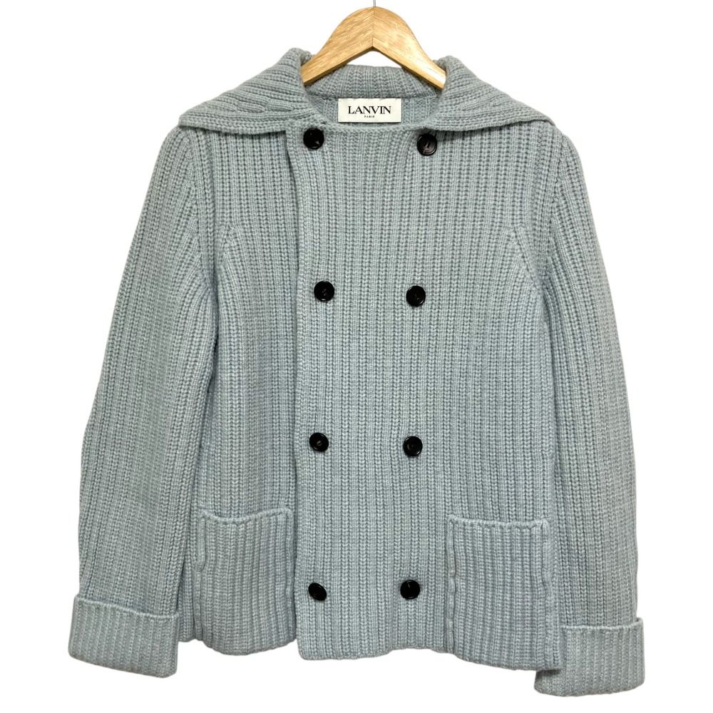 美品 LANVIN ランバン ファーストライン チャンキーニット ダブル