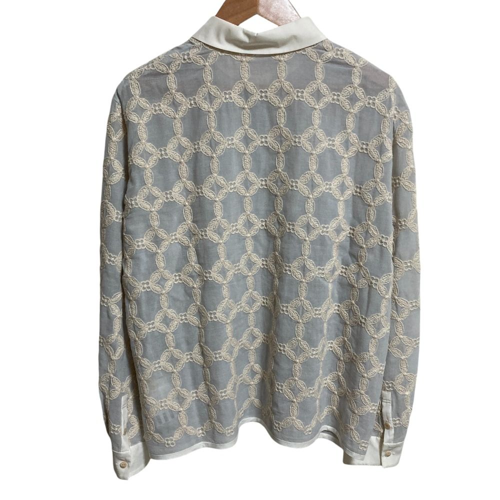 美品 23AW mina perhonen ミナペルホネン hanaha シャツ ブラウス